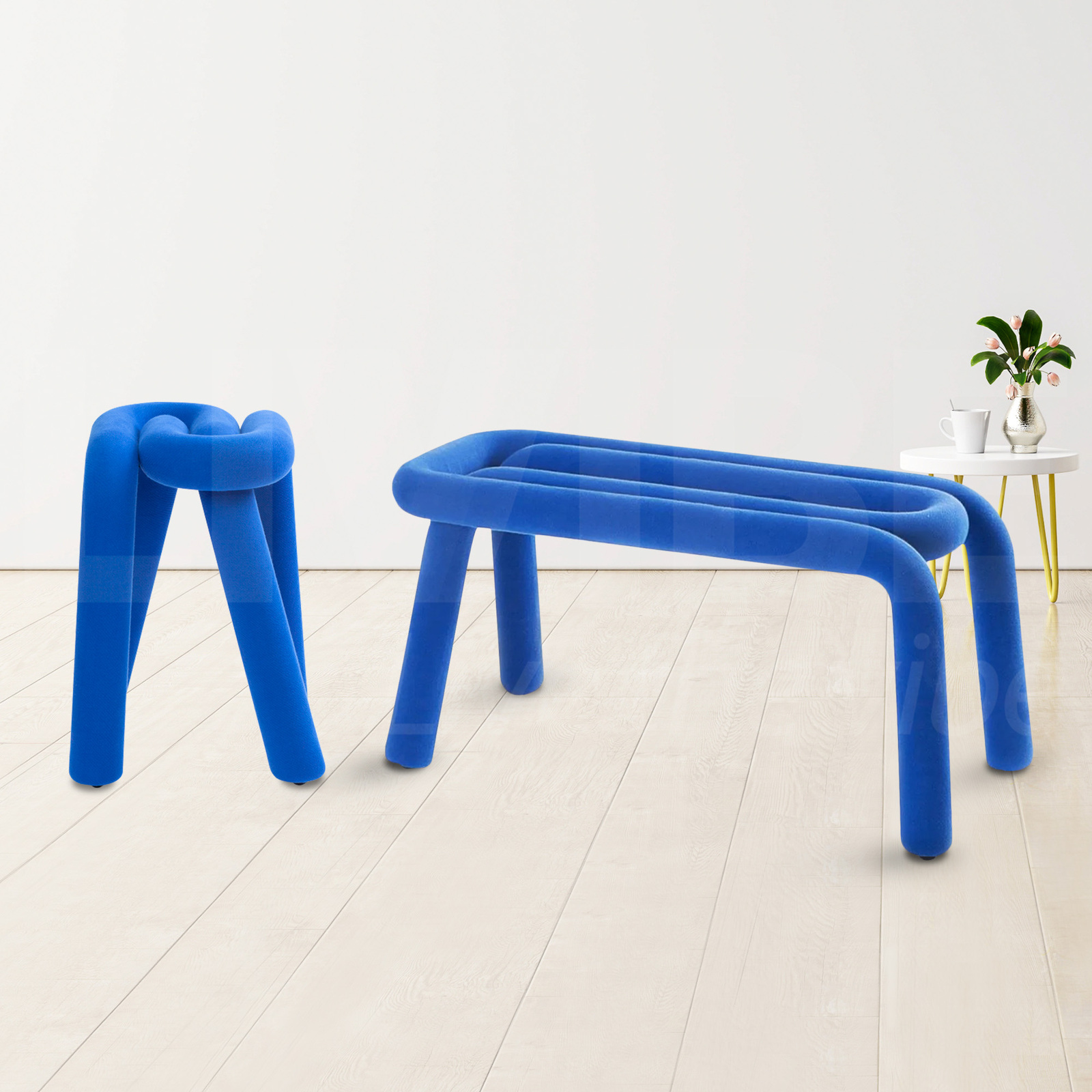 MIUZ Replica Bold Bench Designer Seat Living Room Entryway Furniture