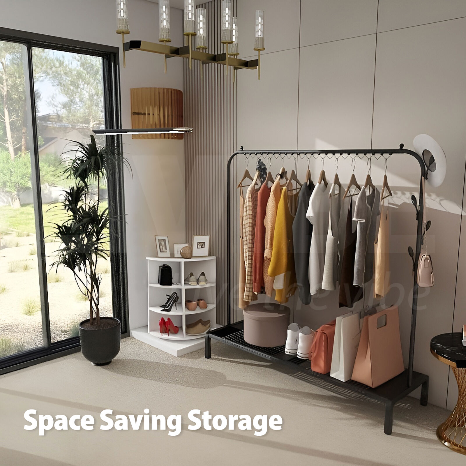 360 Swivel Rotating Shoe Rack Tower Book Storage Organizer Display Stand