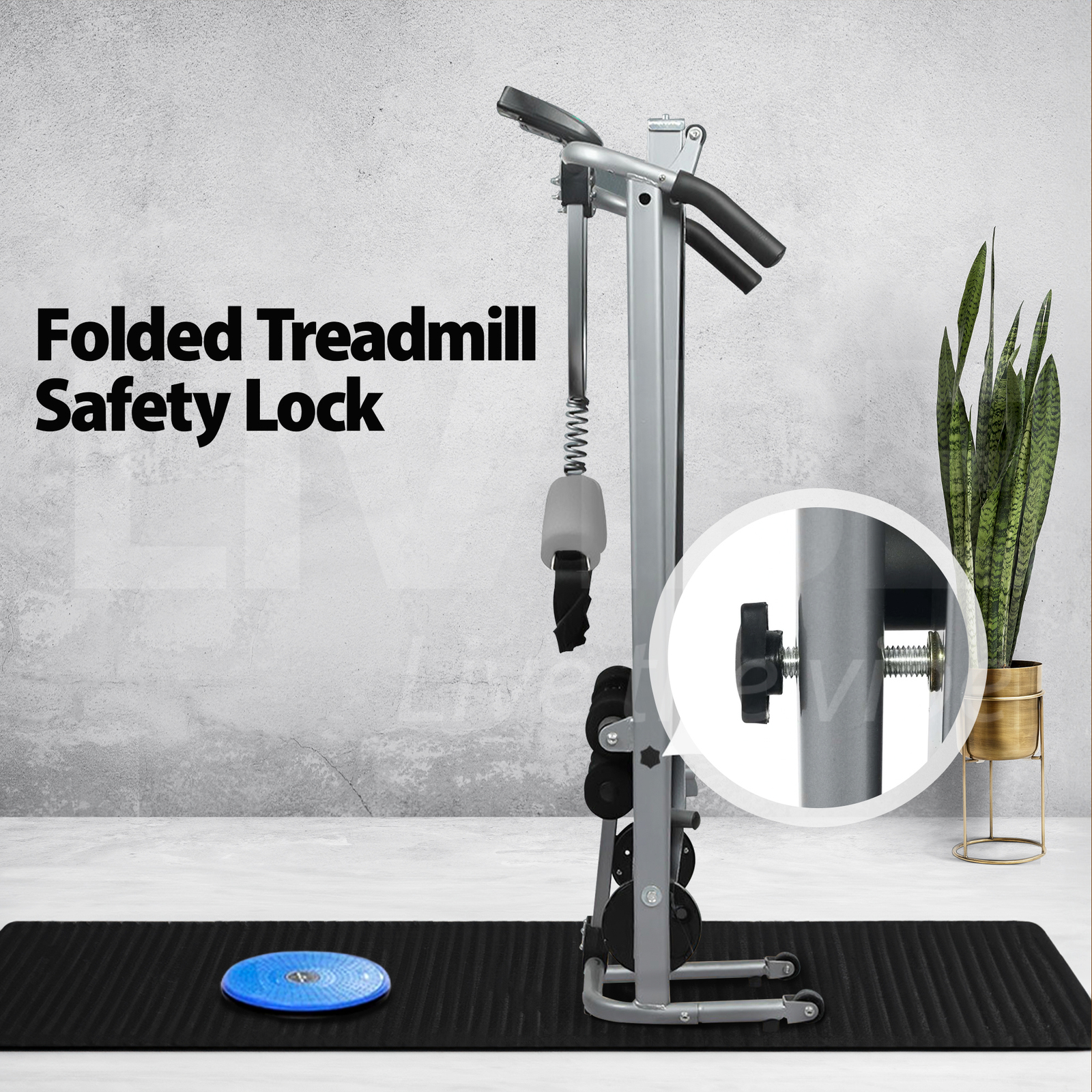 Manual Treadmill Foldable Incline Exercise Fitness Walk Machine Home ...