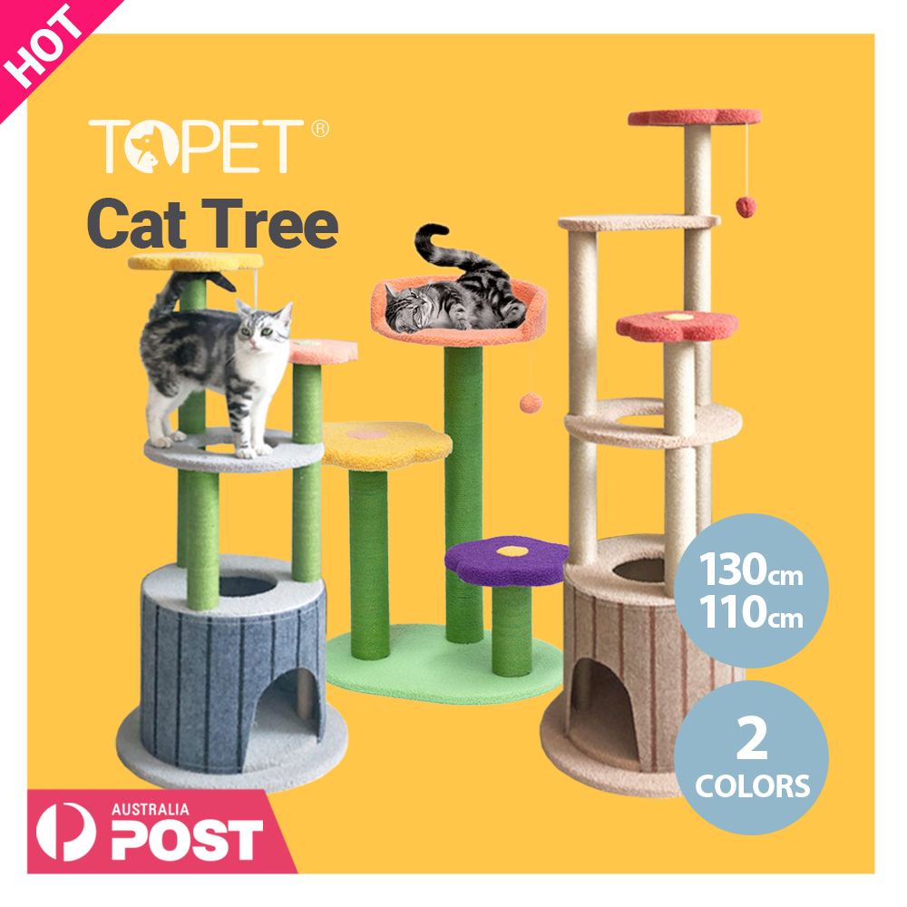 TOPET Cat Tree Trees Scratching Post Scratcher Tower Condo House Bed Toys