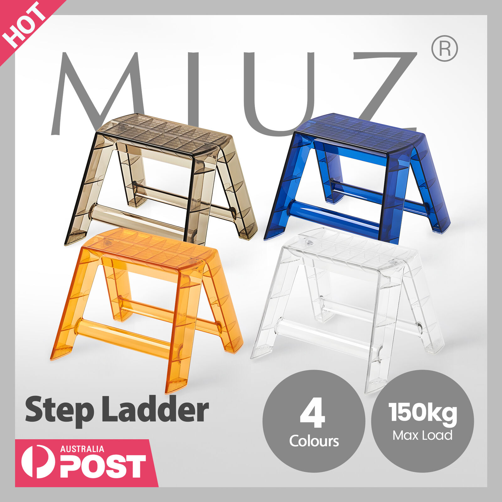 Display Ladder Step Stool | Replica Kartell Upper Step Ladder